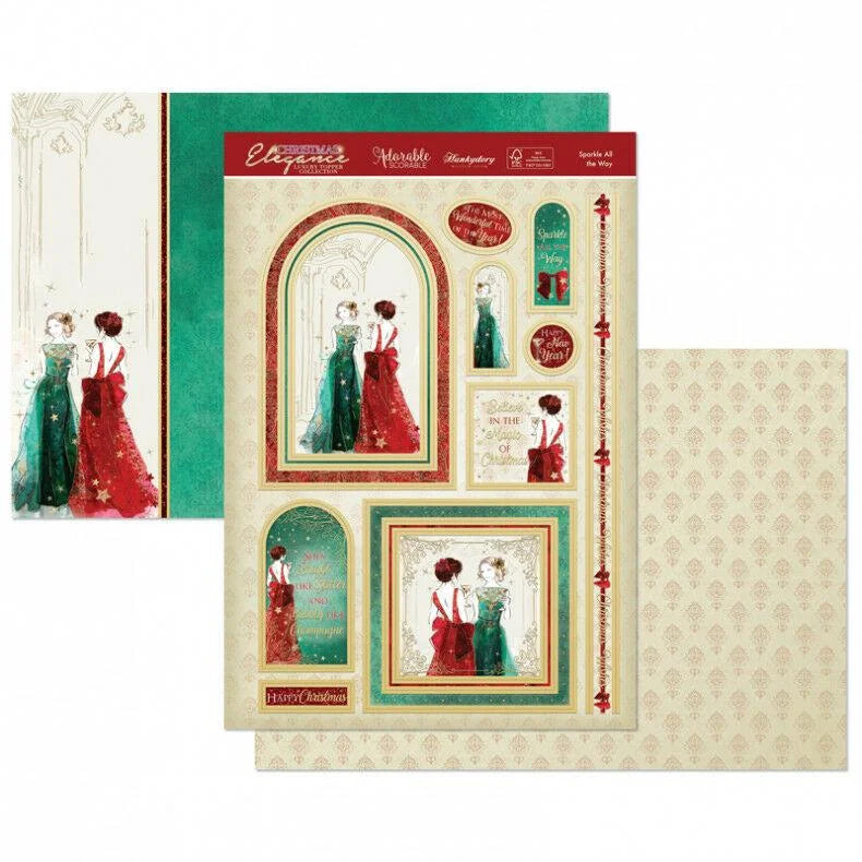 Hunkydory Luxury Topper Collection - Christmas Elegance/Sparkle All th ...
