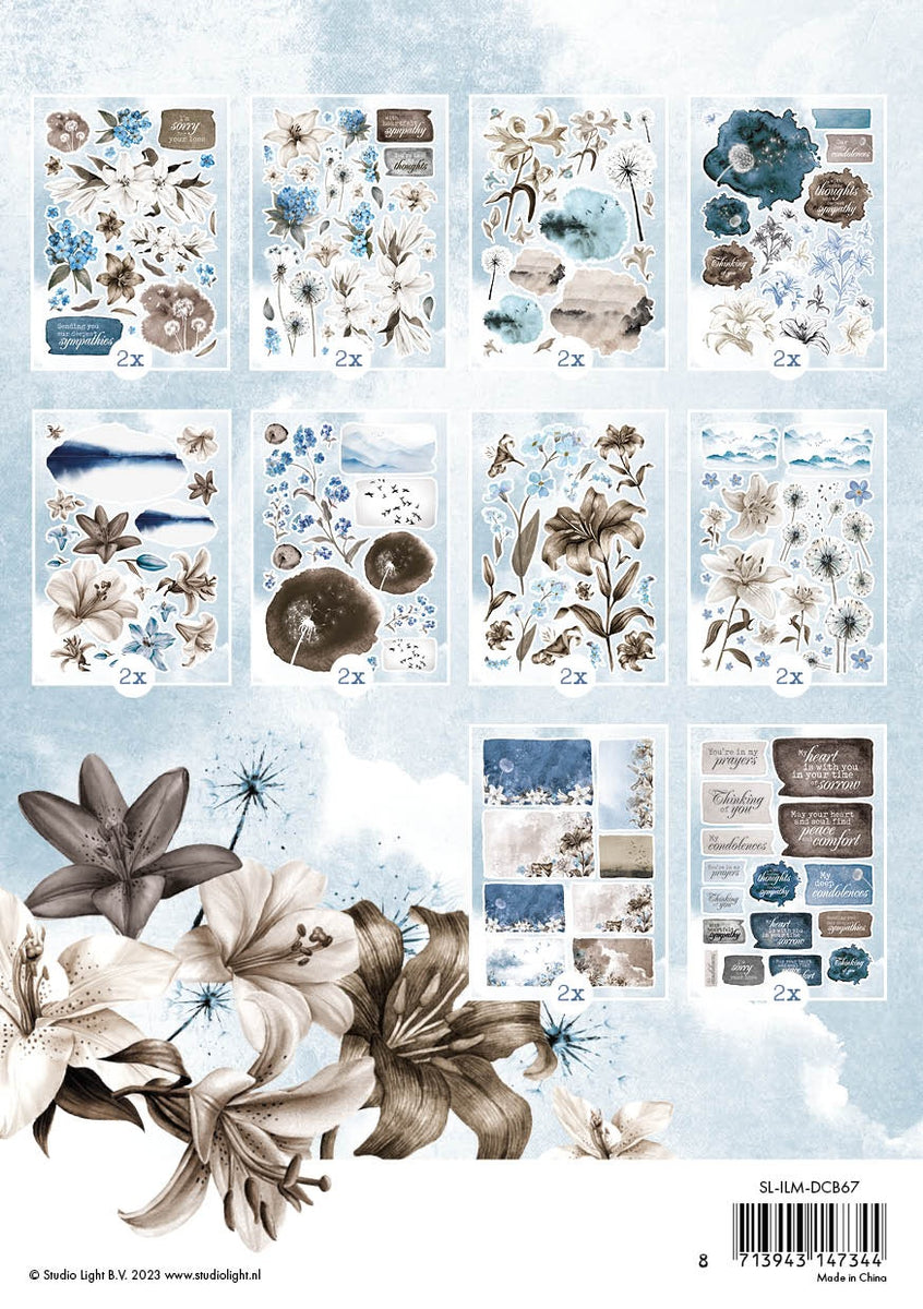 Studio Light In Loving Memory Die-Cut Block Paper 20/Pkg – European ...