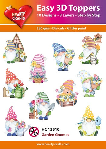 Easy 3D Die-Cut Topper - Garden Gnomes – European Papercrafts