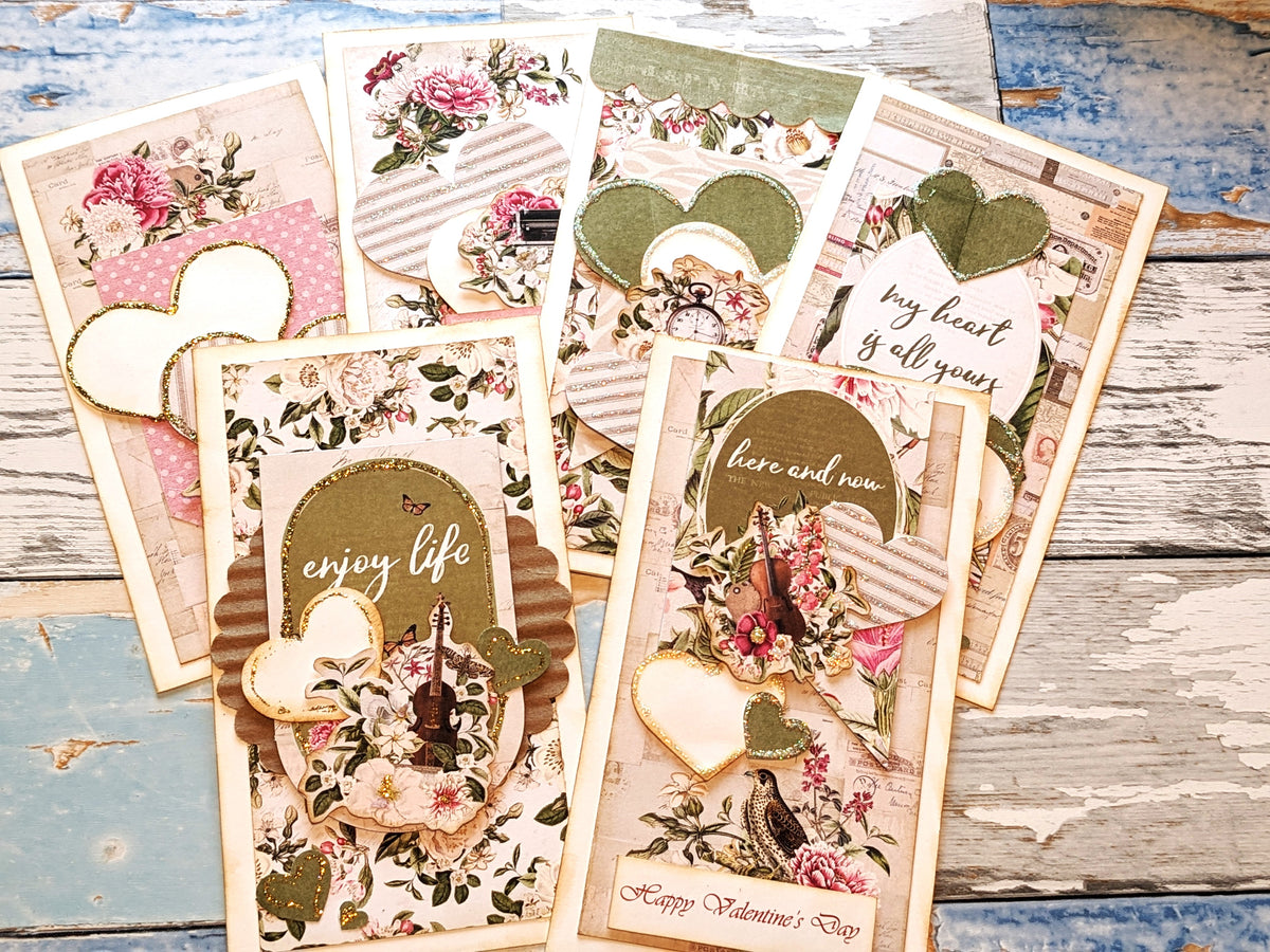 Romantic Greeting Cards Value Pack (6) – European Papercrafts