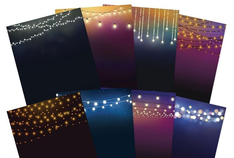Christmas Cardstock Pack - Lights – European Papercrafts