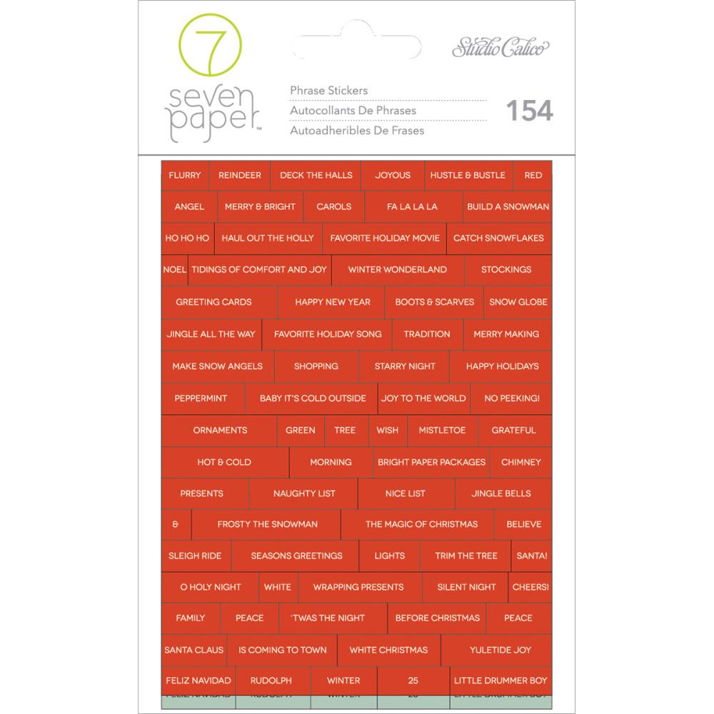 Seven Paper Felix Gold Foil Word Stickers 2/Pkg – European Papercrafts