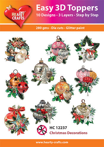 Easy 3D Card Toppers - Christmas Decorations – European Papercrafts